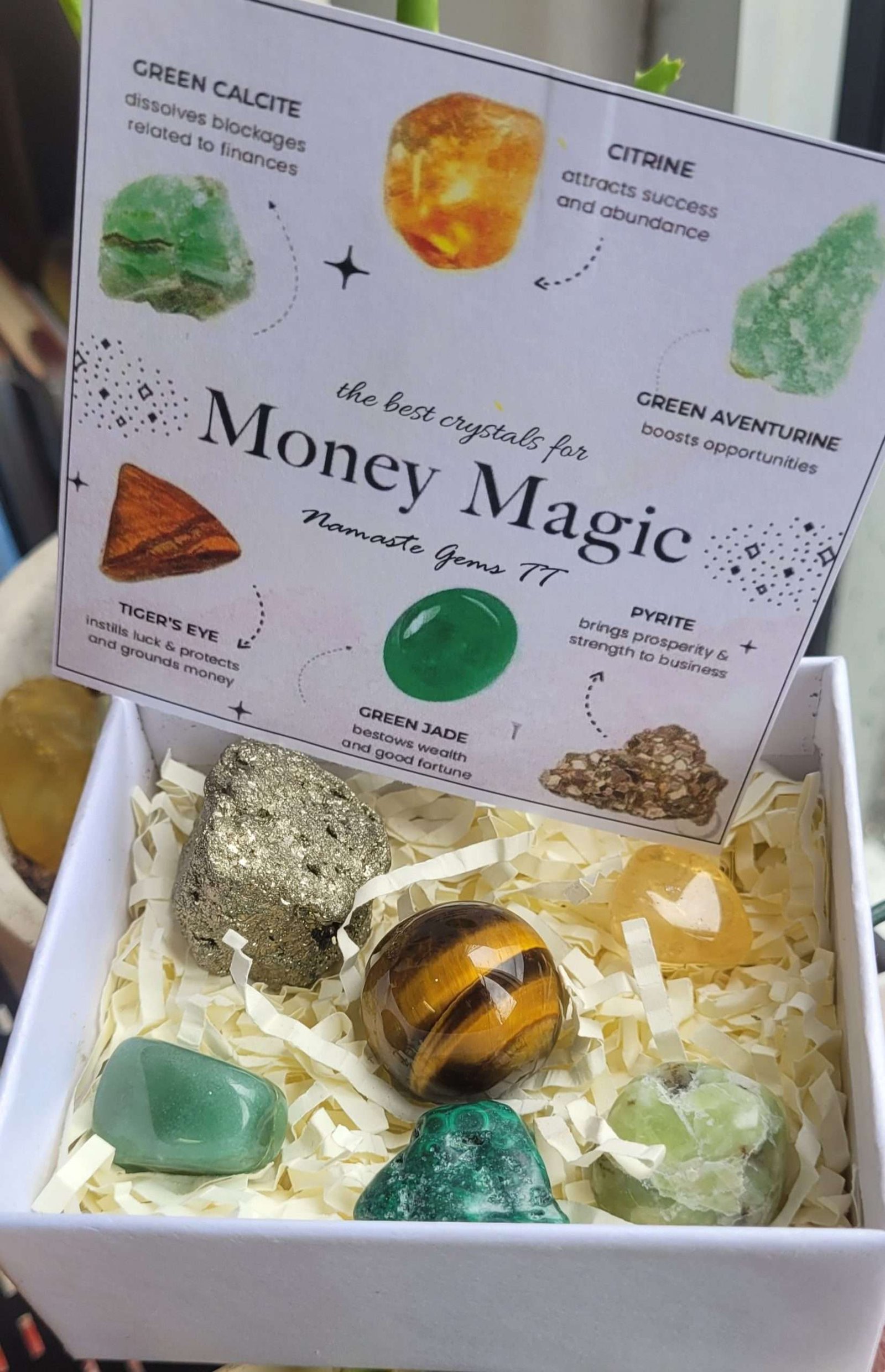 Money Magic Crystal kit – Namaste Gems TT